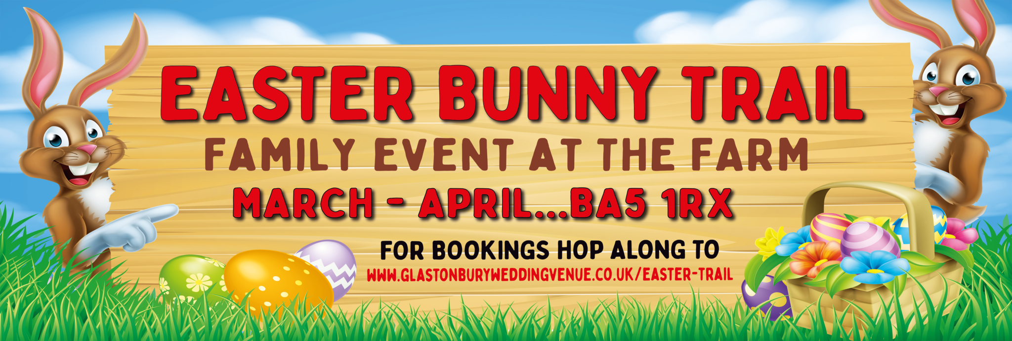 Easter Bunny Trail - Glastonbury Wedding Venue